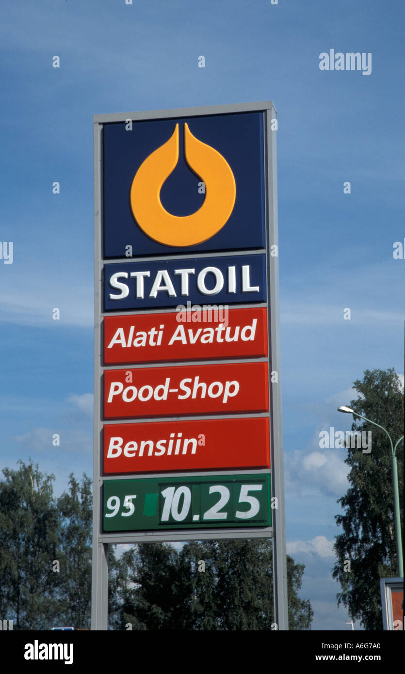 National petrol station sign hi-res stock photography and images - Alamy