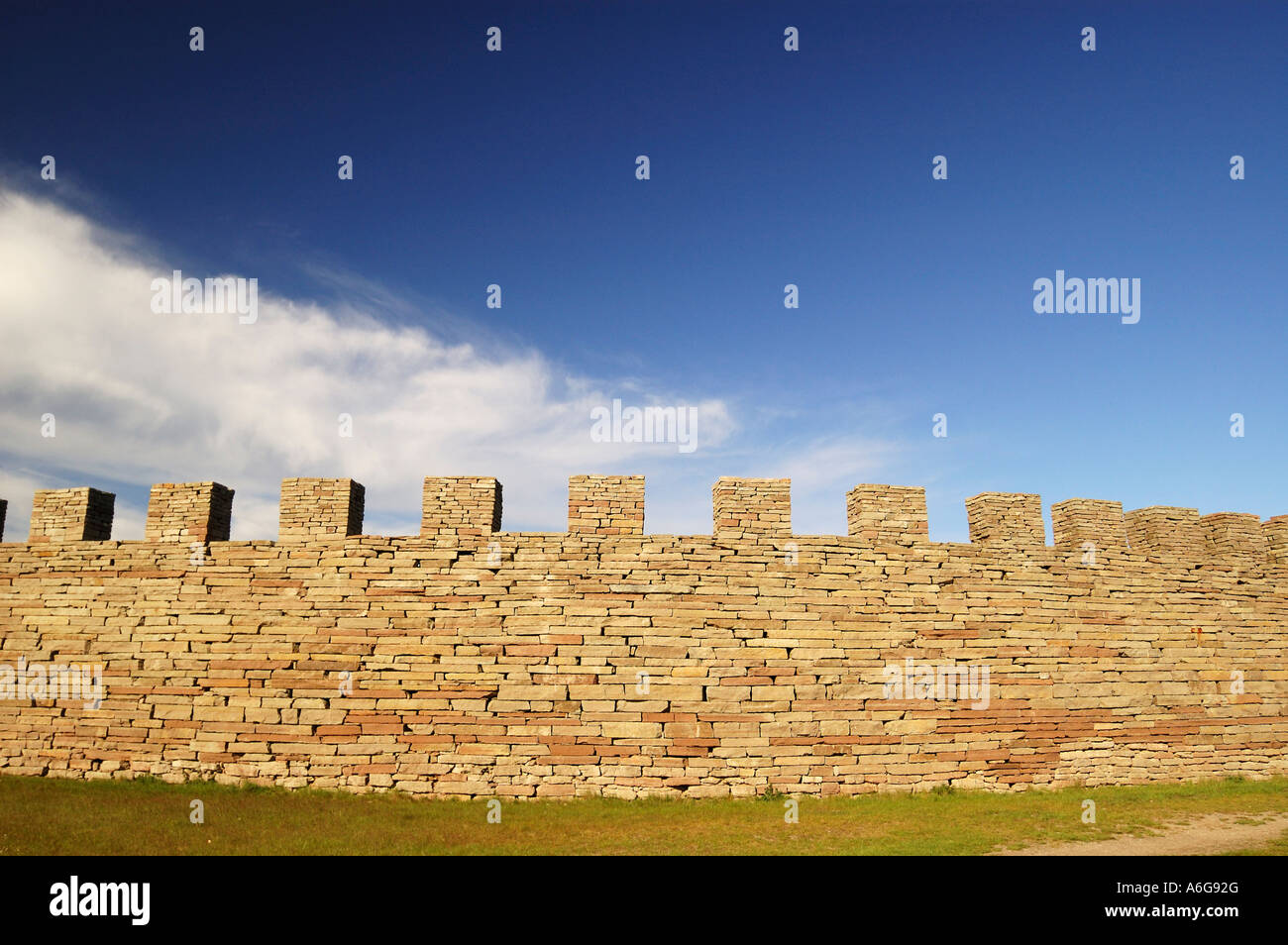 Eketorp castle, Oeland, Sweden Stock Photo - Alamy