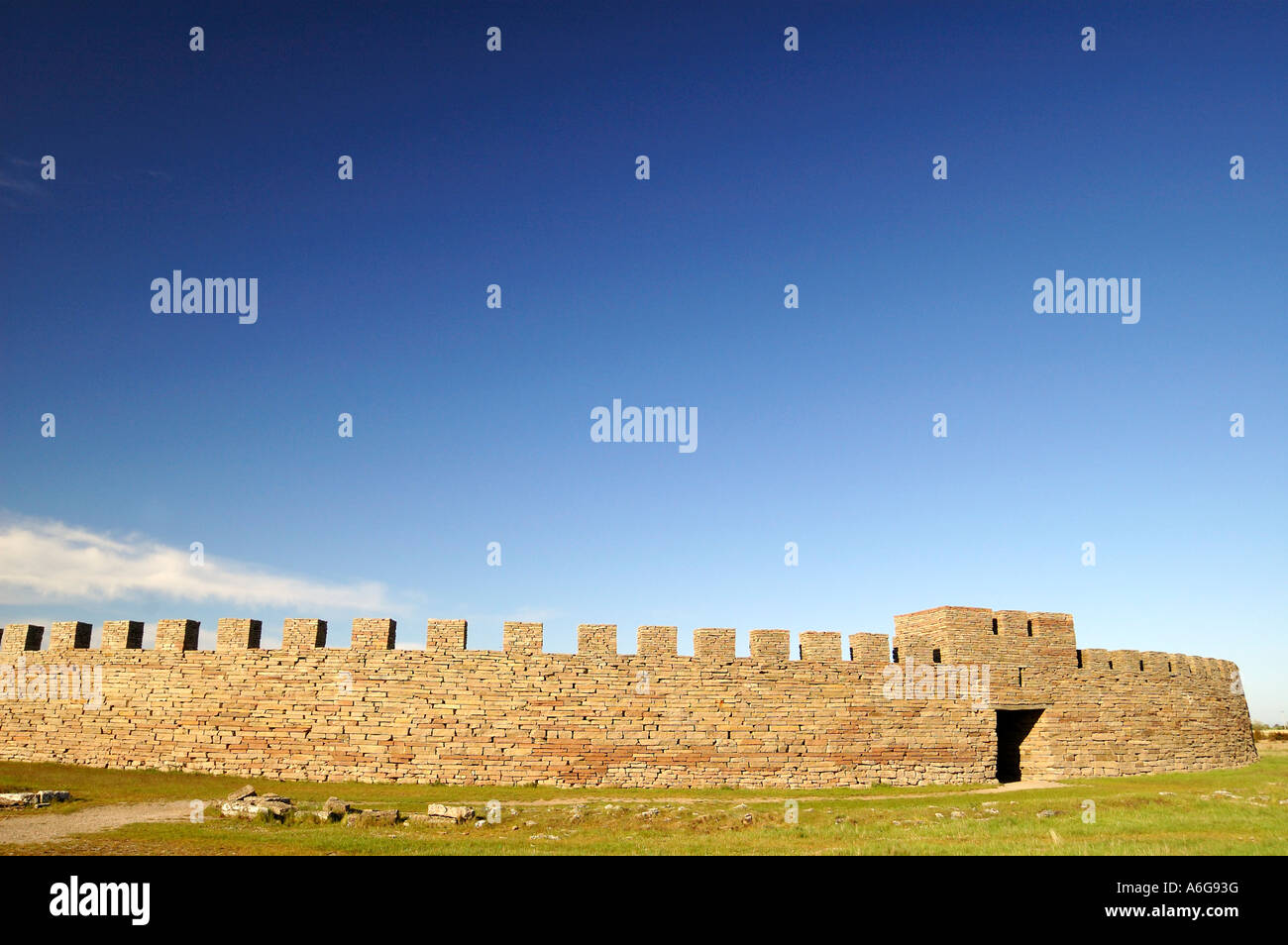 Eketorp castle, Oeland, Sweden Stock Photo - Alamy