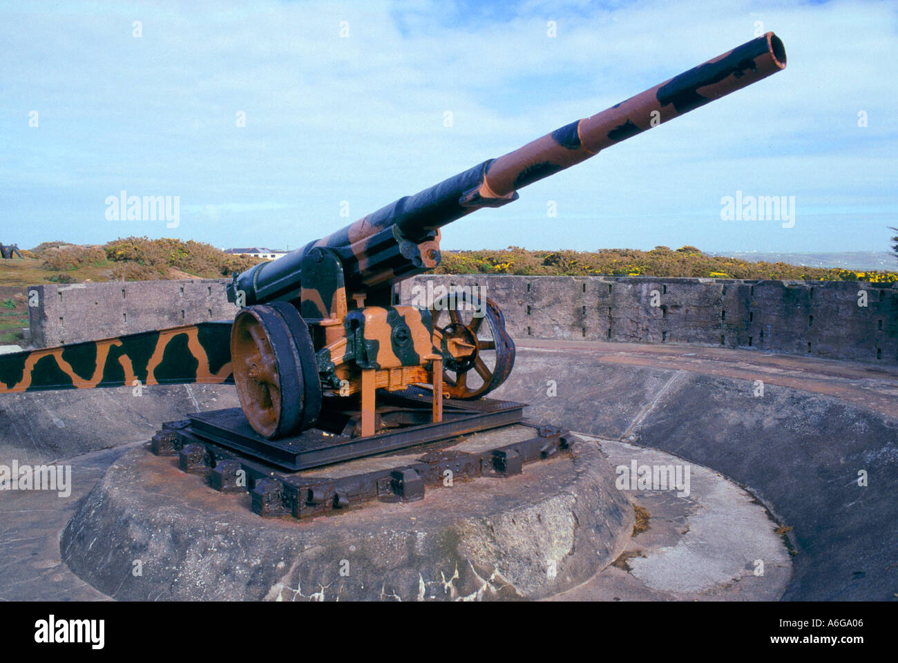 MOLTKE BATTERY GERMAN DEFENCES LES LANDES JERSEY CHANNEL ISLANDS UK ...