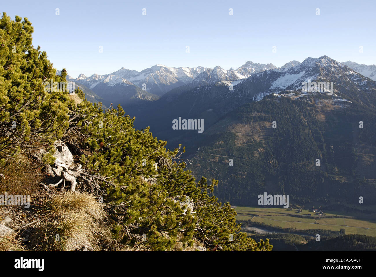 Lech valley with the lechtaler alps hi-res stock photography and images ...