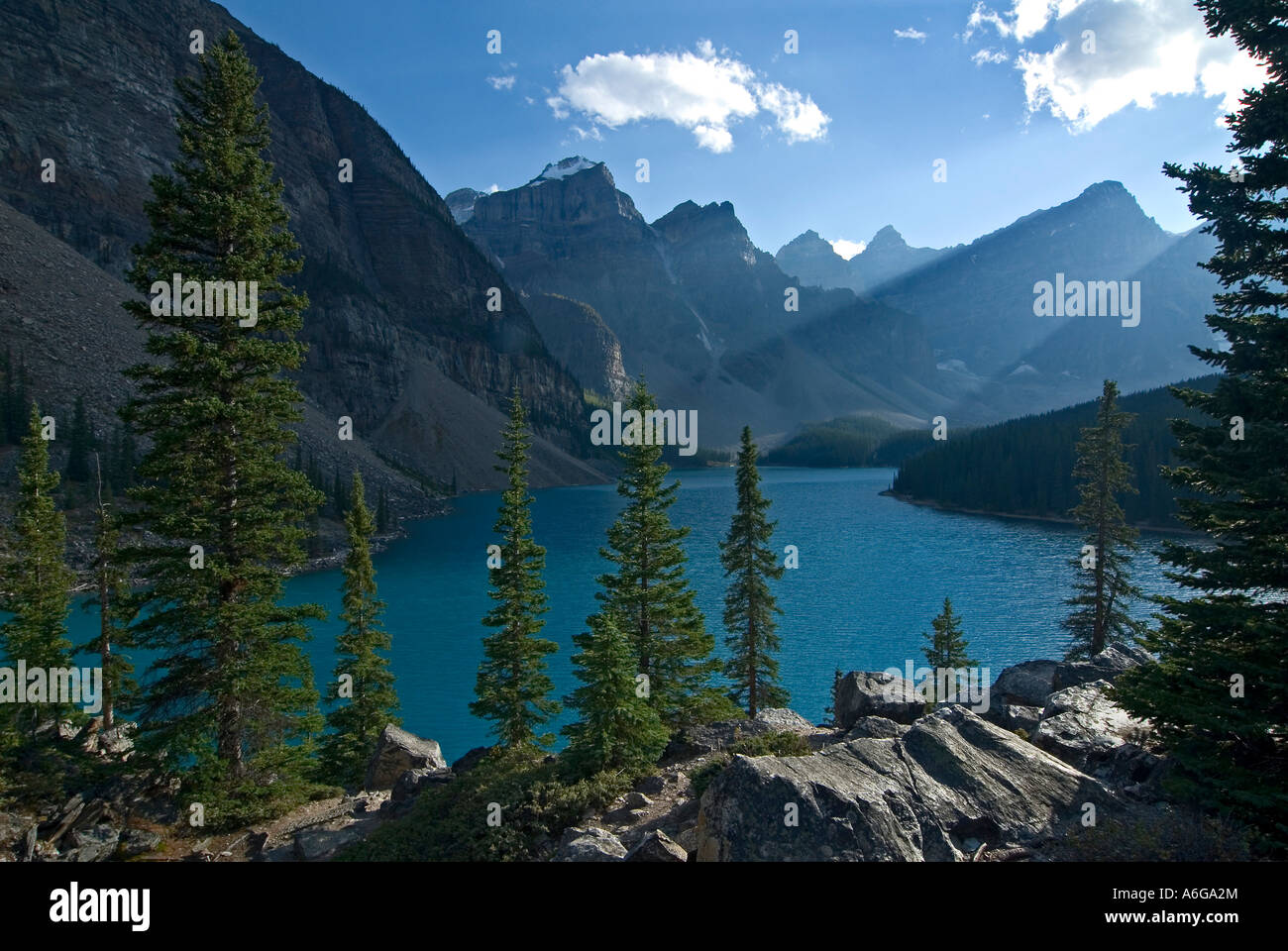 Moraine Lake, Valley Of The Ten Peaks, Banff National Park, Alberta, Canada Stock Photo - Alamy