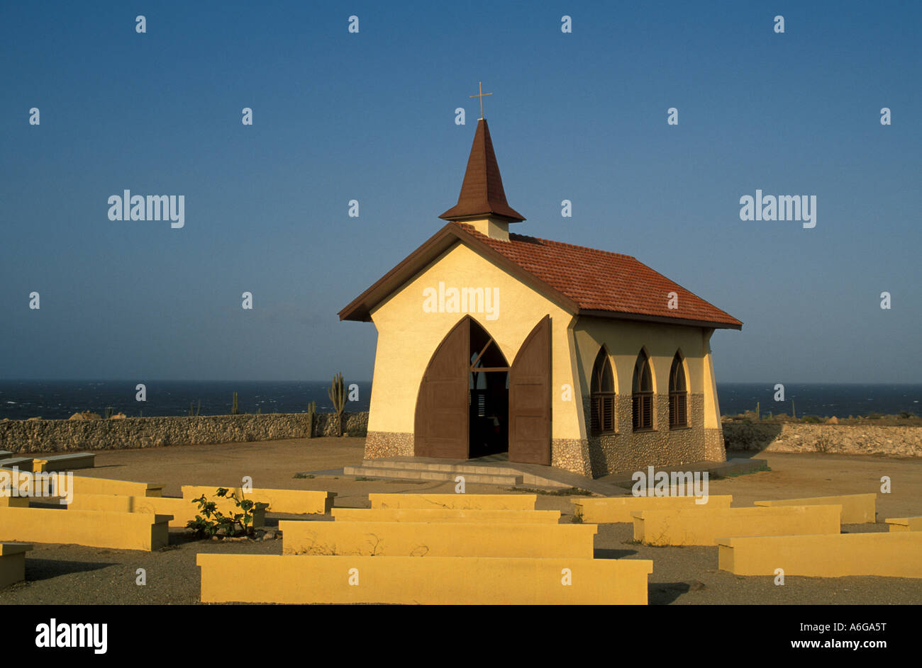 Aruba Alto Vista Chapel iconic aruba landmark Stock Photo - Alamy
