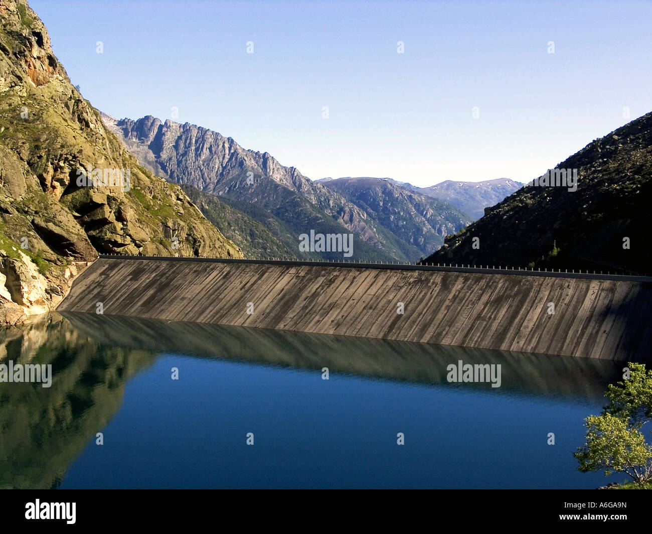 water reservoir, France, Pyrenaeen Stock Photo - Alamy