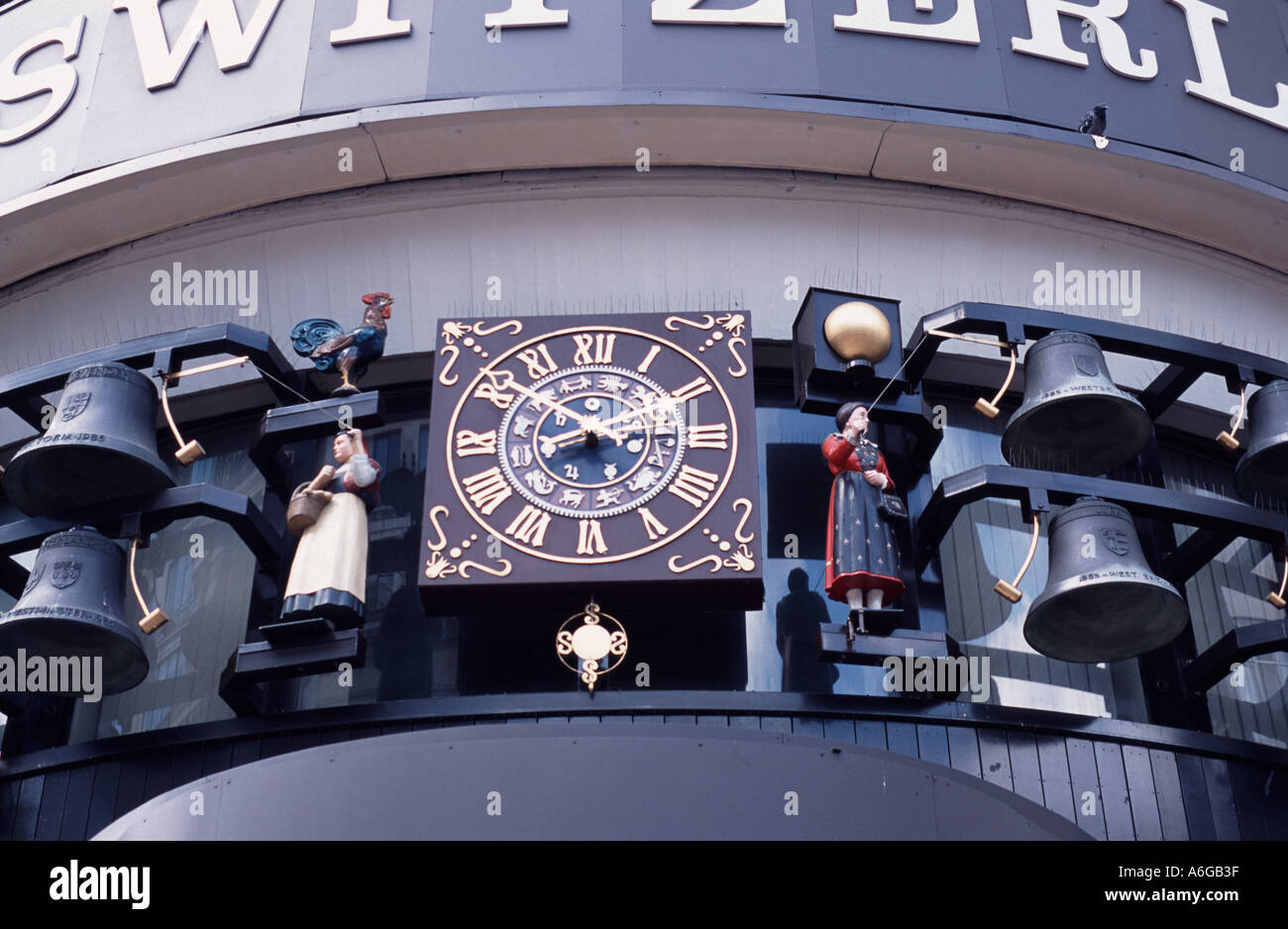 Clock swiss centre leicester square hi-res stock photography and images ...