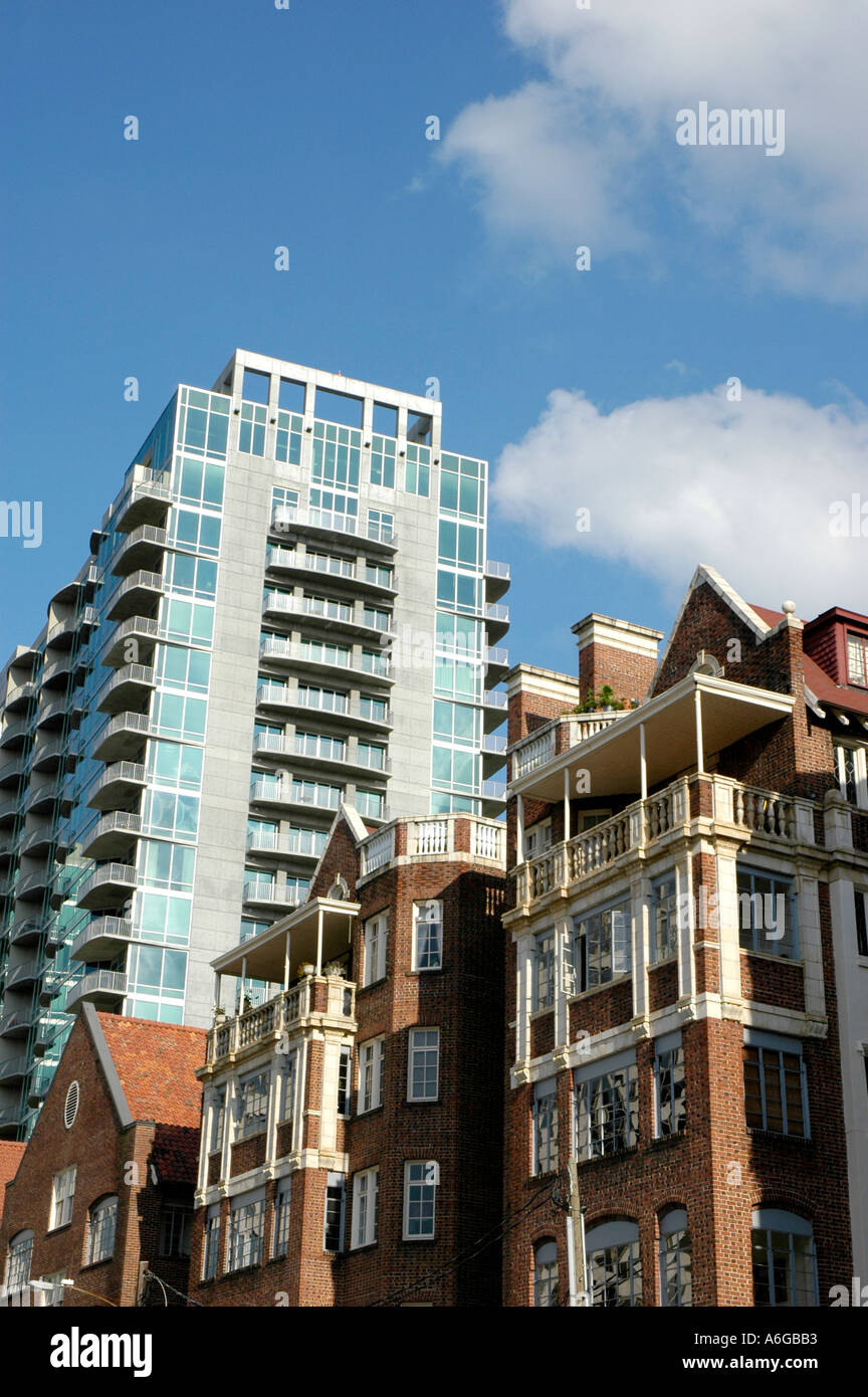 Midtown in Atlanta Georgia Apartments and high rise offices Stock Photo ...
