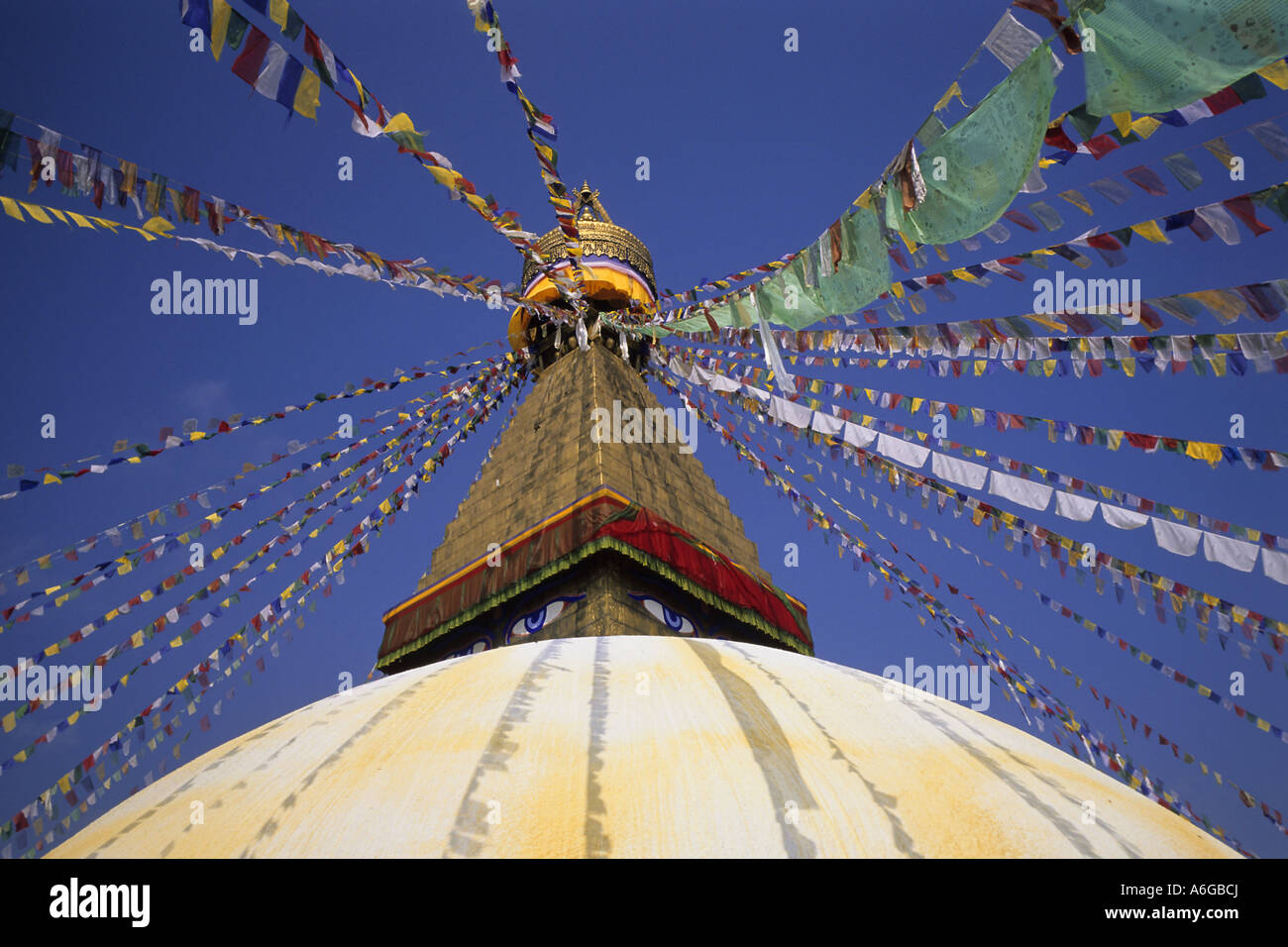 stupa of Bodnath, Nepal, Kathmandu Stock Photo - Alamy