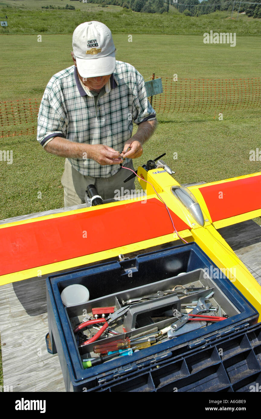 Remote Control airplanes flown as a hobby hand made by the pilots who ...