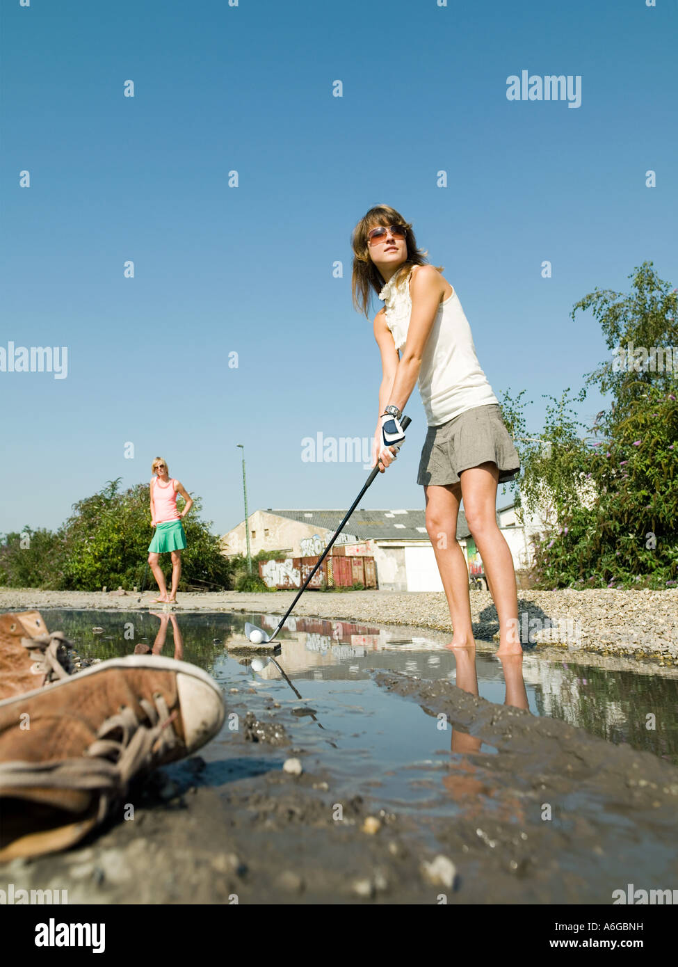 Women golf hi-res stock photography and images - Alamy