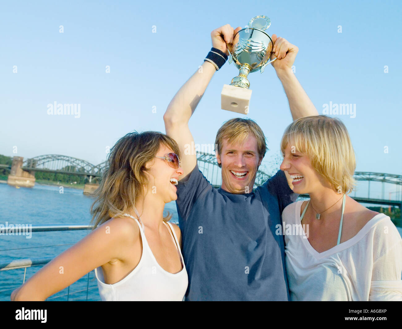 Women trophy hi-res stock photography and images - Alamy