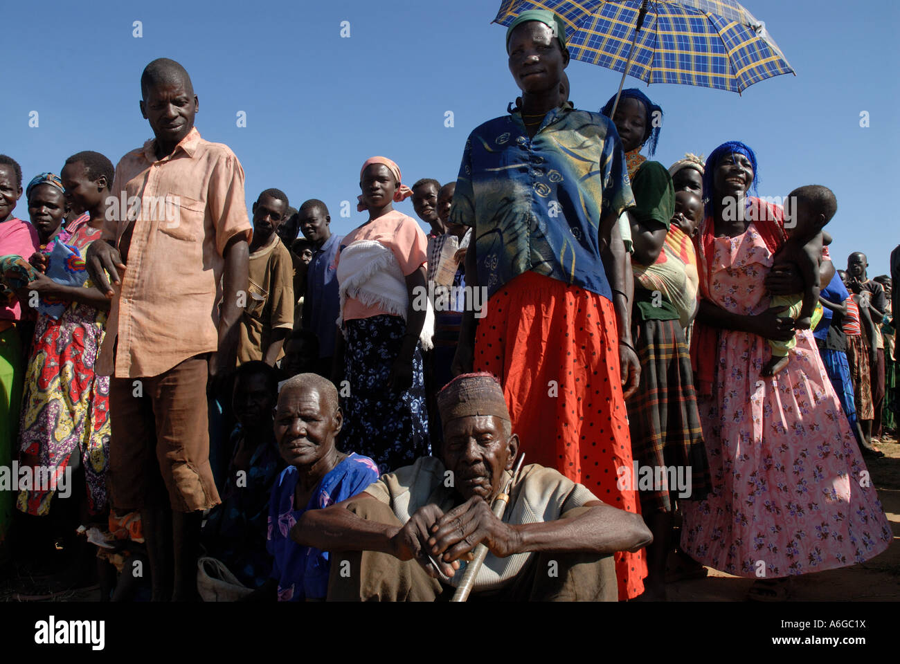 Camp for people displaced by conflict instigated by the Lord's ...