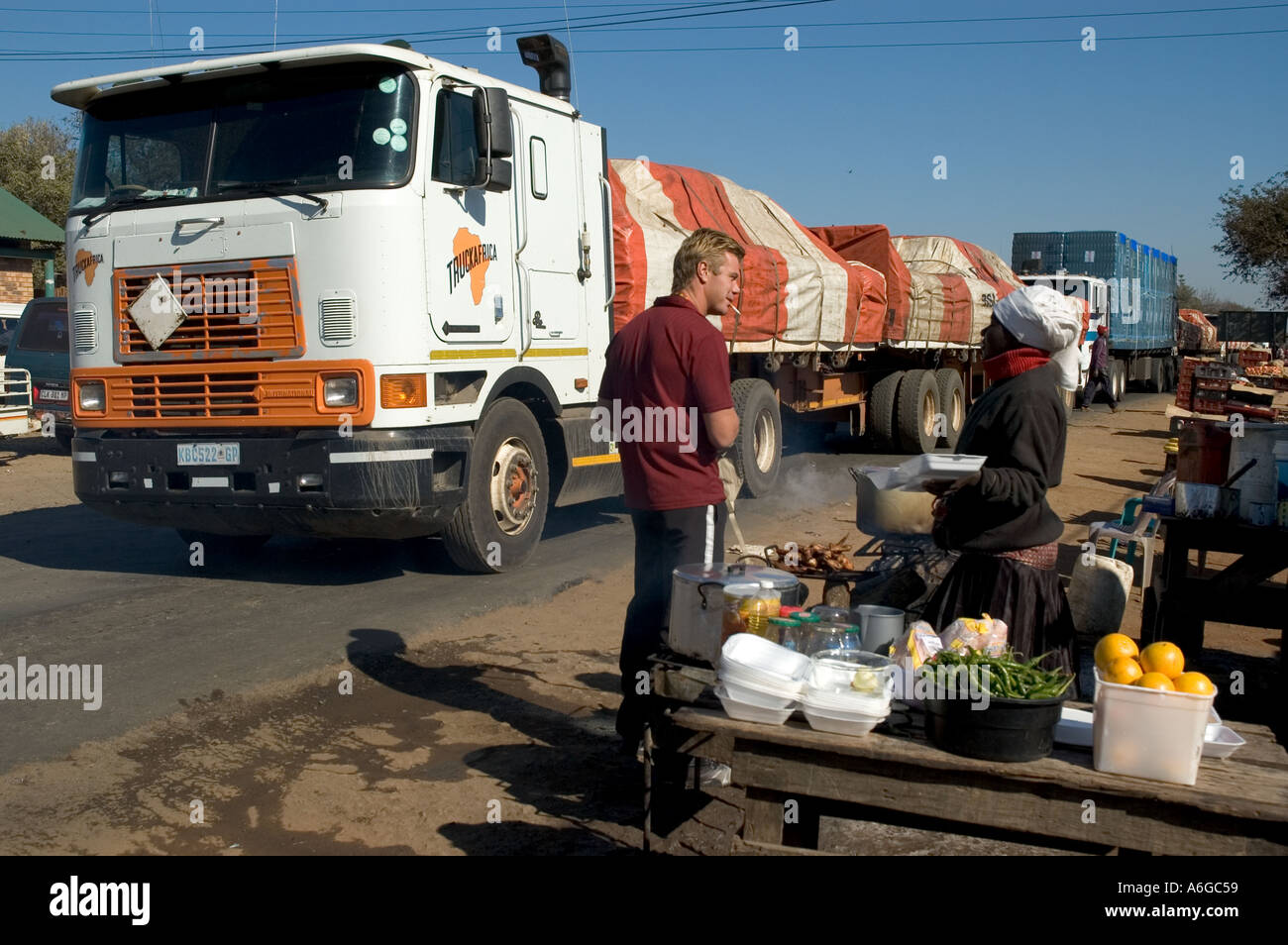 South Africa Mozambique border at Ressano Garcia Stock Photo - Alamy