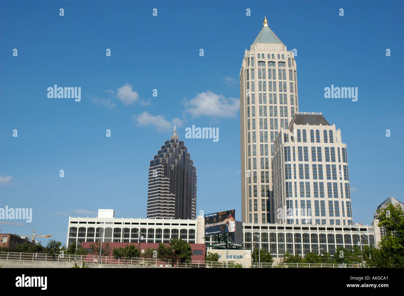 Midtown in Atlanta Georgia Apartments and high rise offices Stock Photo ...