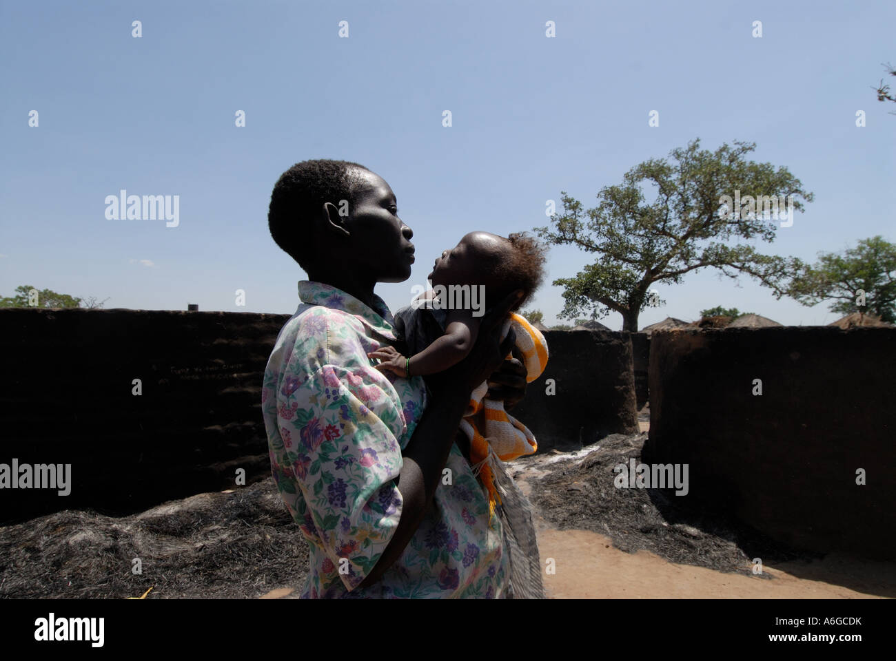 Africa hut damage hi-res stock photography and images - Alamy