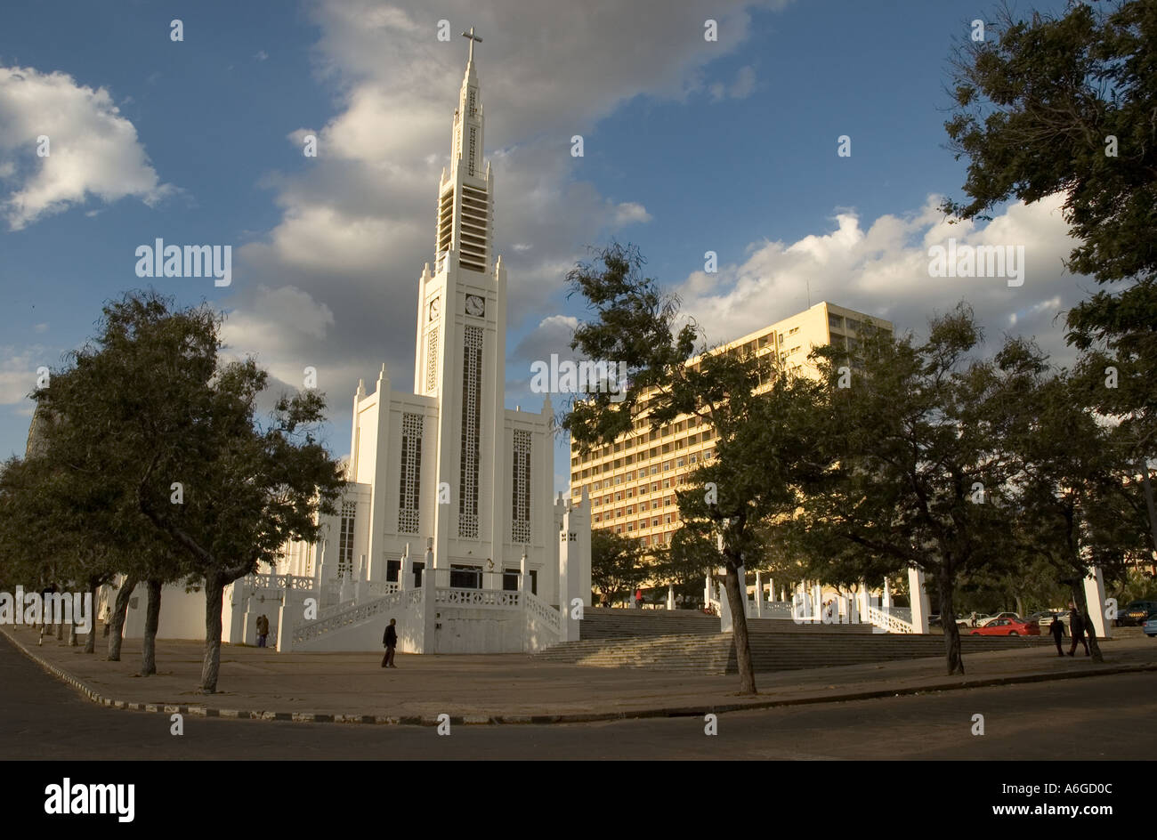 Mozambique Maputo downtown Baixa the cathedral of Nossa Senhora de ...