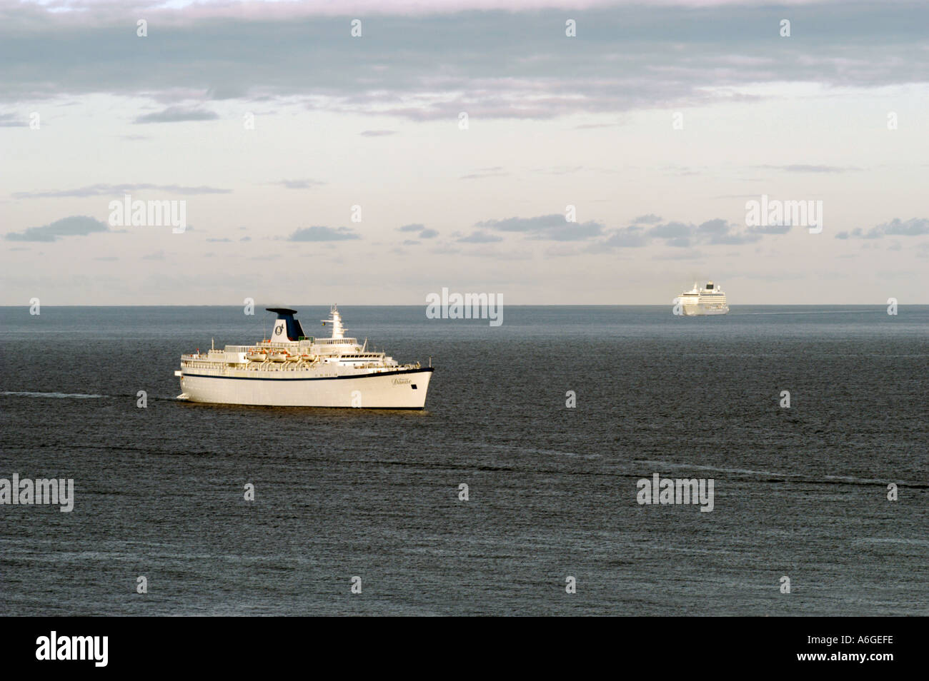 The cruise ship Princess Danae in Barbados Stock Photo - Alamy