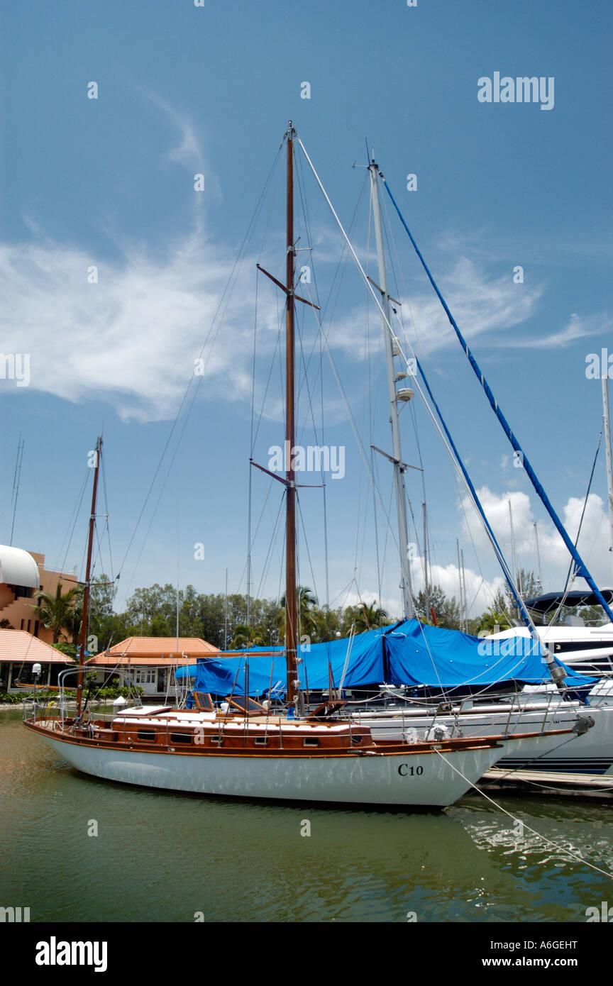 Thailand, Phuket La Cigale, sailing boat originally owned by Noel ...