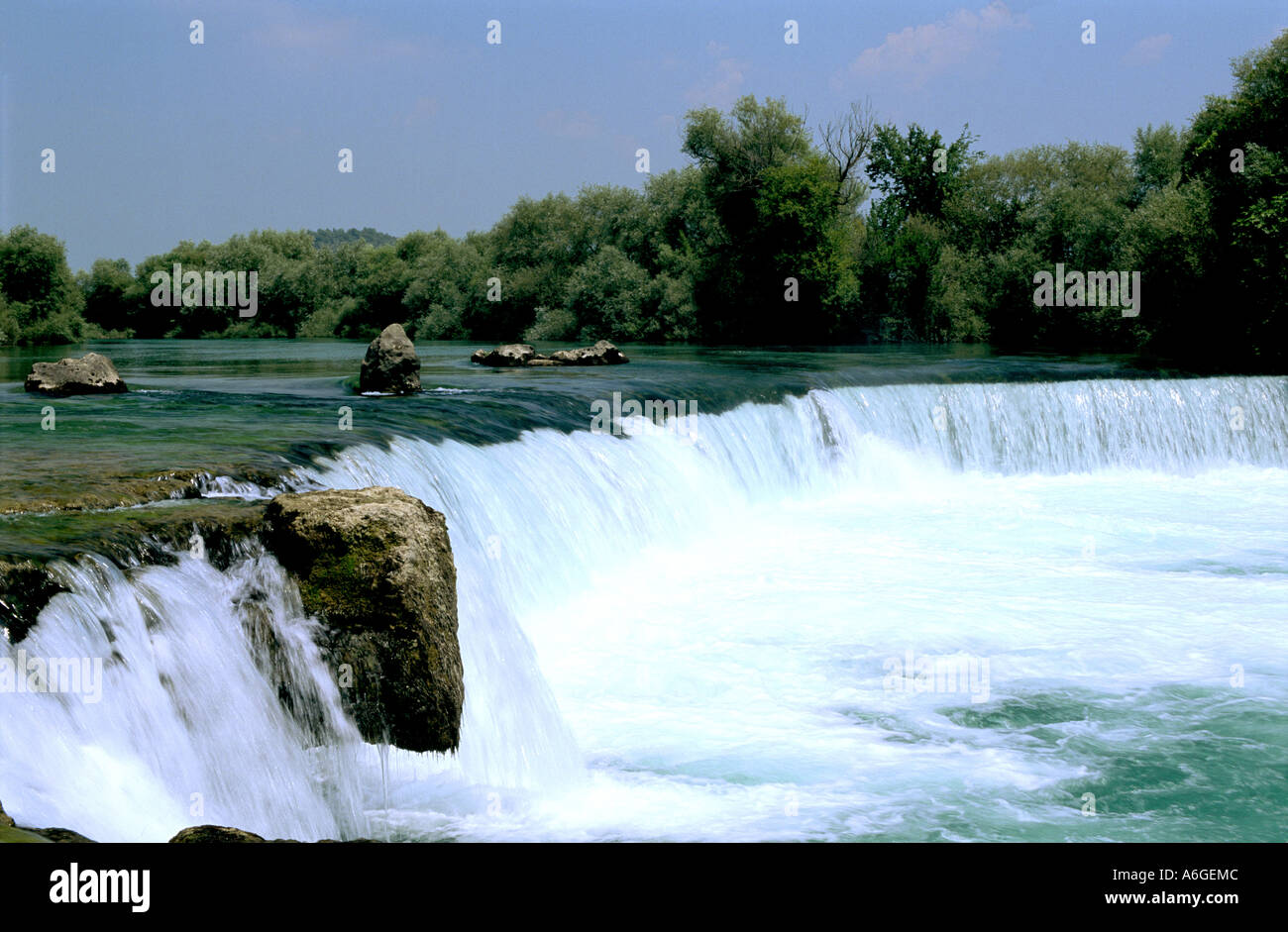 Turkey Mediterranean Coast Antalya Region Side Manavgat Falls Stock ...