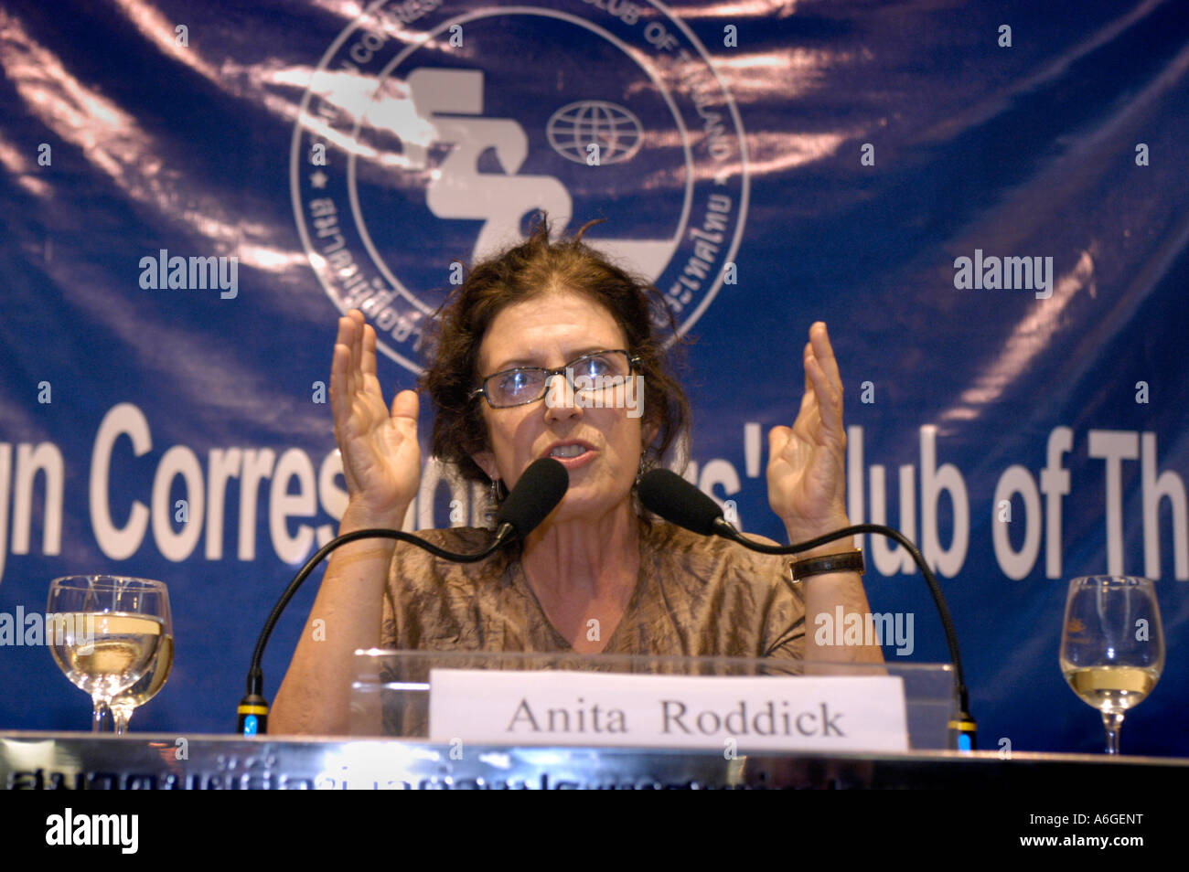 Thailand, Bangkok Dame Anita Roddick, Founder of The Body Shop, in 2004 ...