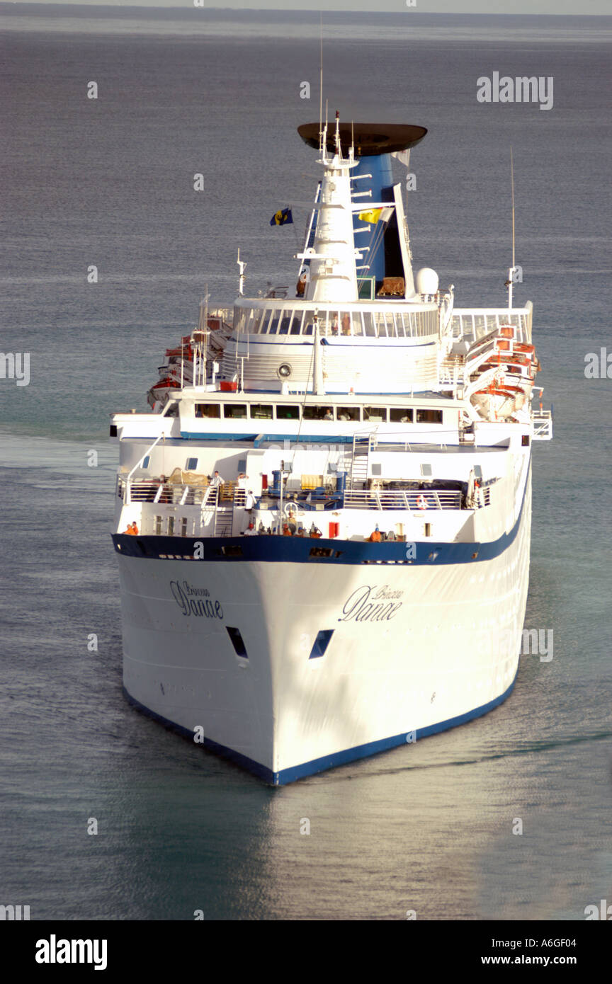 The cruise ship Princess Danae in Barbados Stock Photo - Alamy