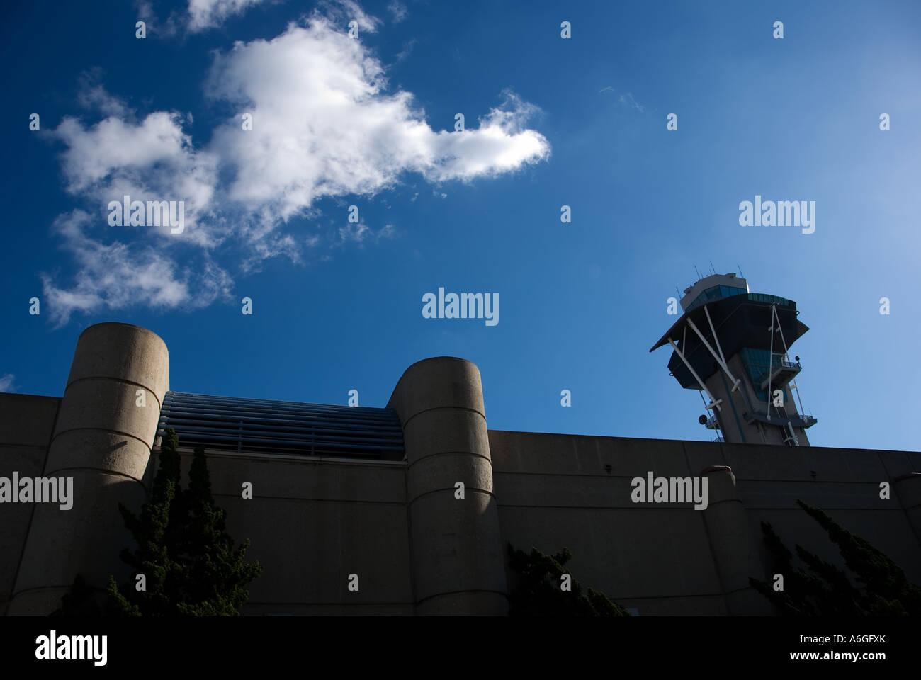 Air traffic control tower Stock Photo - Alamy