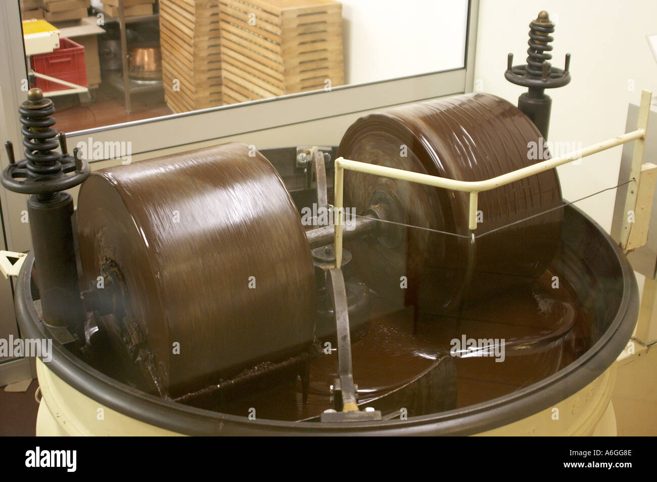 Chocolatrium chocolate making factory Normandy Normandie France Stock ...