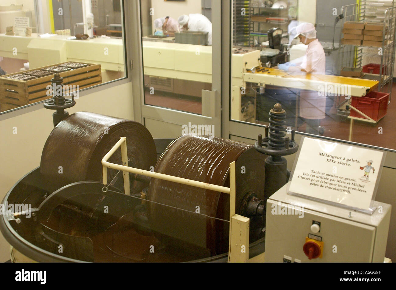 Chocolatrium chocolate making factory Normandy Normandie France Stock ...