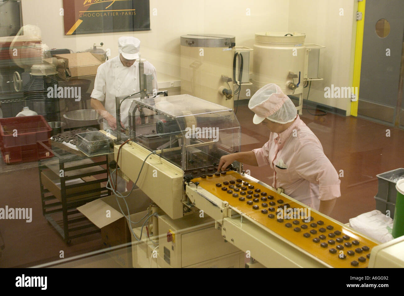 Chocolatrium chocolate making factory Normandy Normandie France Stock ...