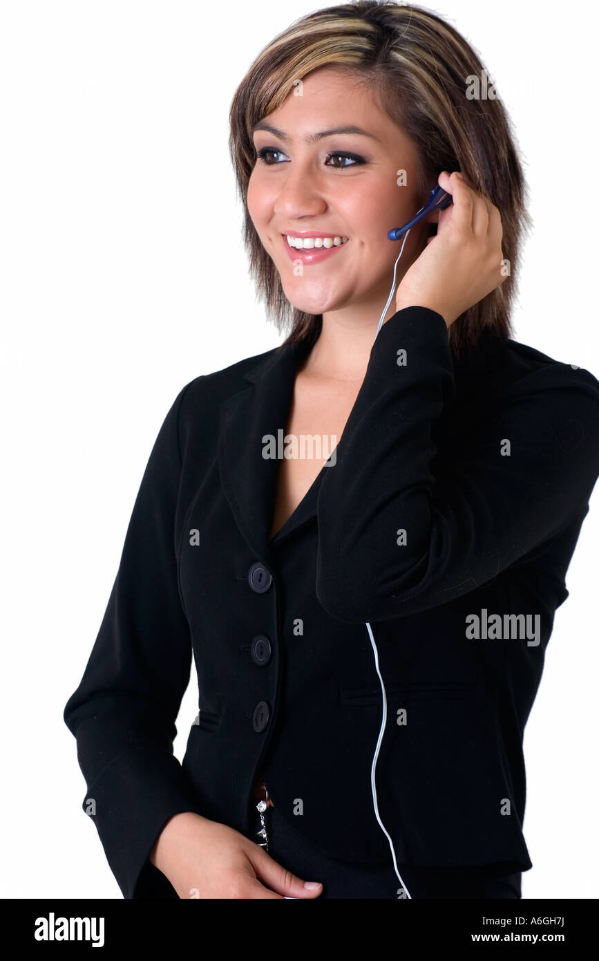 customer service operator Stock Photo - Alamy