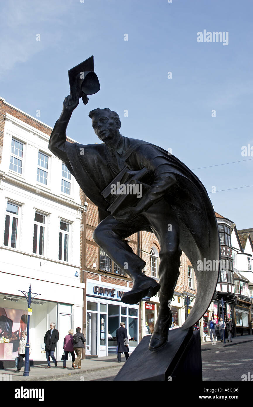 The Surrey Scholar sculpture statue by Allan Sly 2002 Guildford Surrey ...