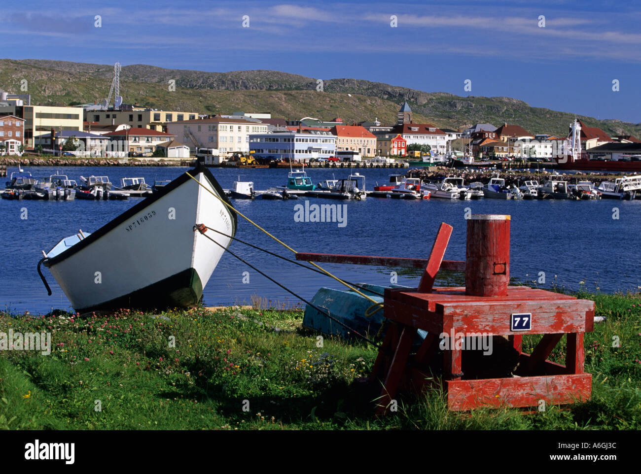 fishing dory Saint Pierre Saint Pierre and Miquelon France french ...