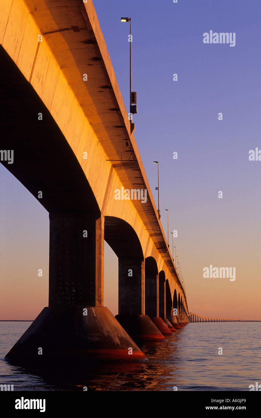 Confederation bridge canada longest bridge hi-res stock photography and ...