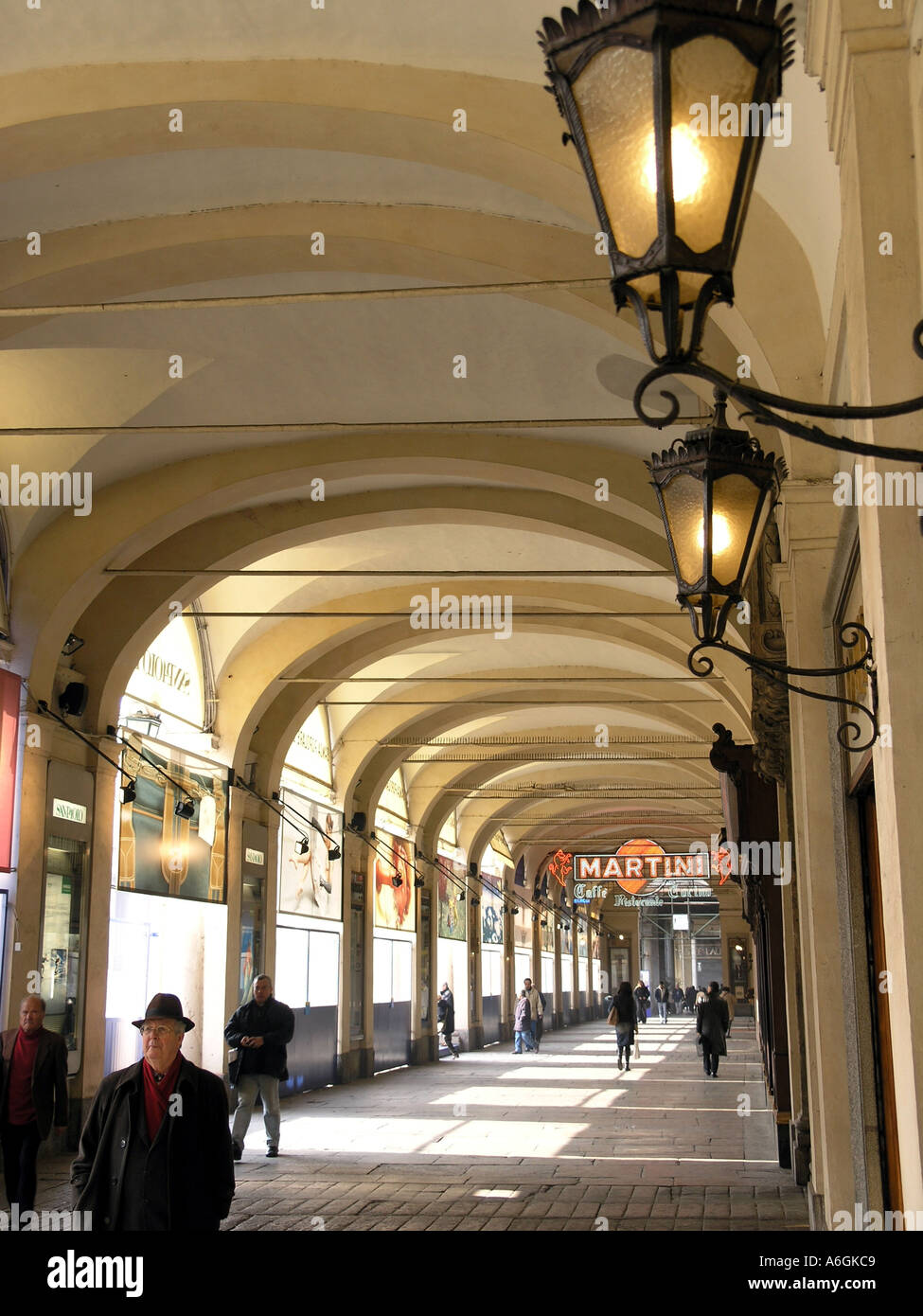 Arcades of Turin Stock Photo - Alamy