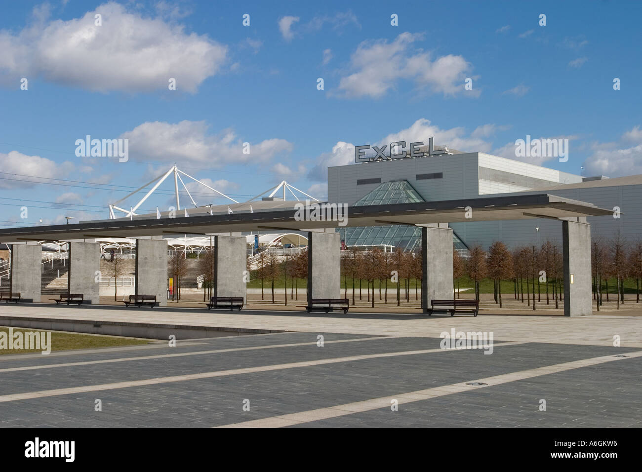 The ExCel Centre at Royal Victoria Docks, Docklands, London, UK Stock ...