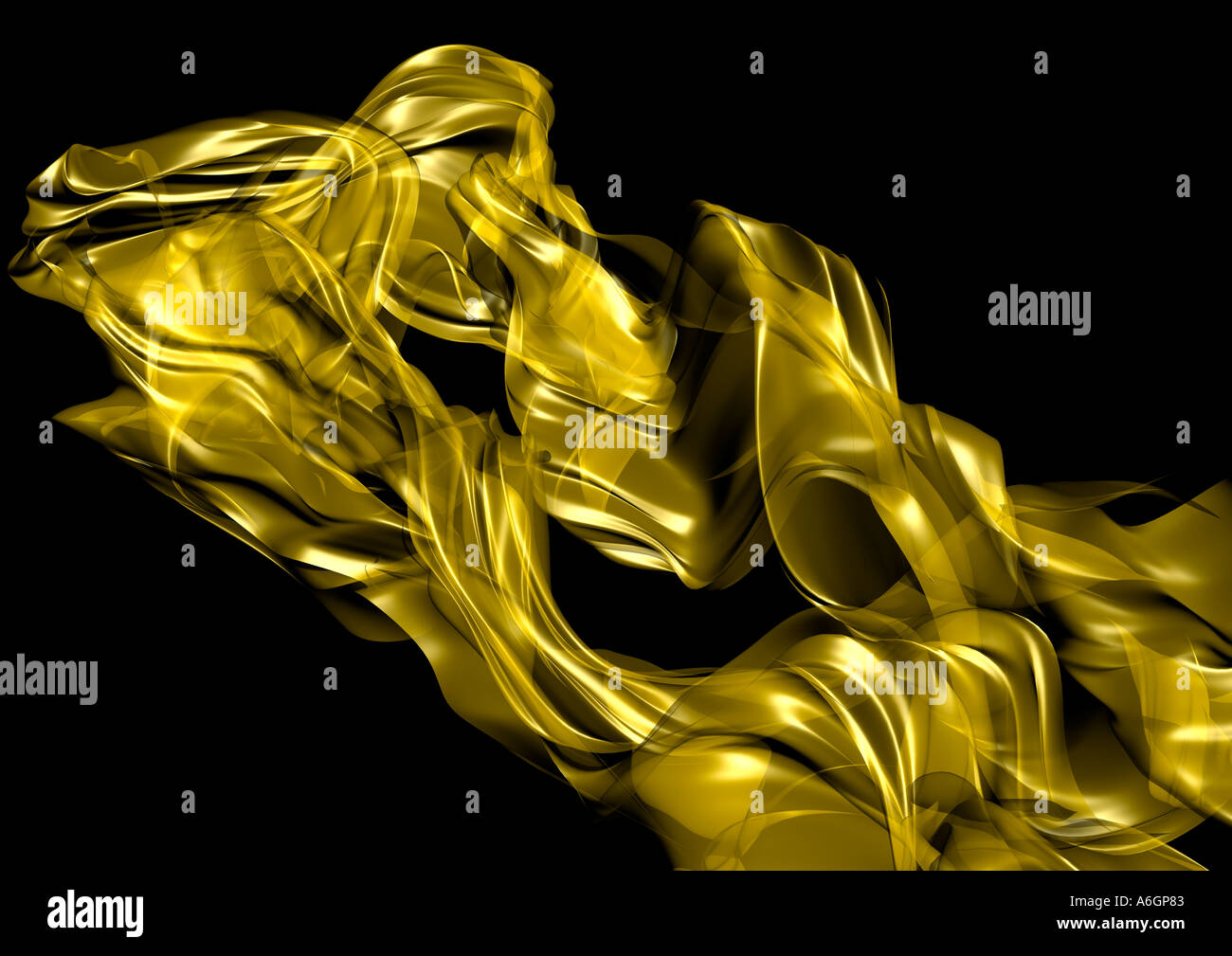 abstract yellow smoke Stock Photo - Alamy
