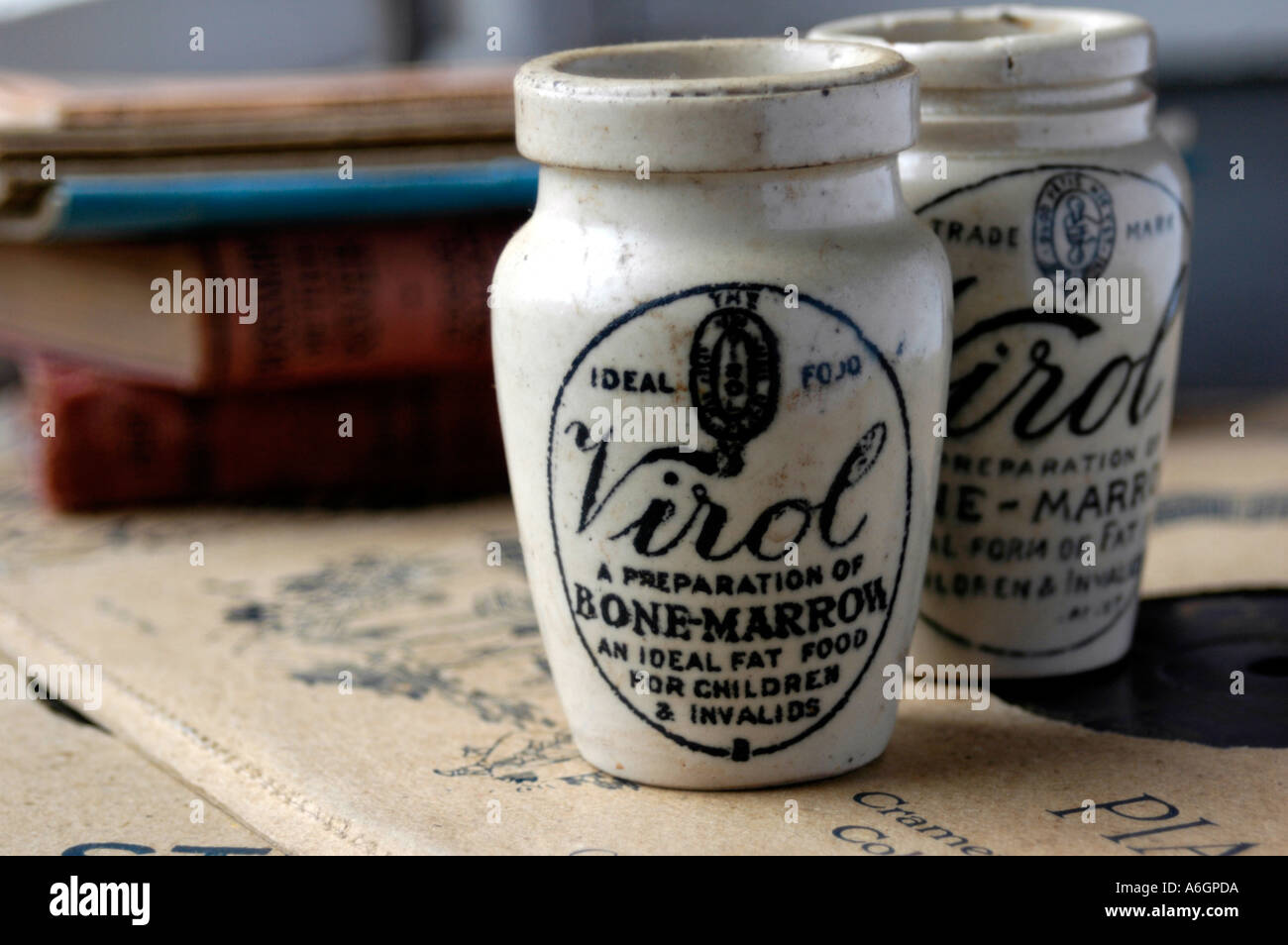 Old Bone Marrow Jars Stock Photo - Alamy