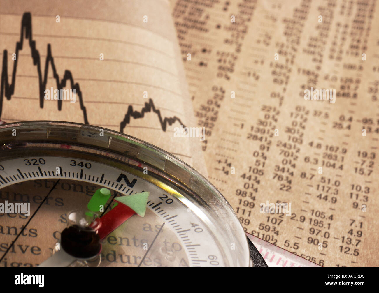 Newspaper compass hi-res stock photography and images - Alamy