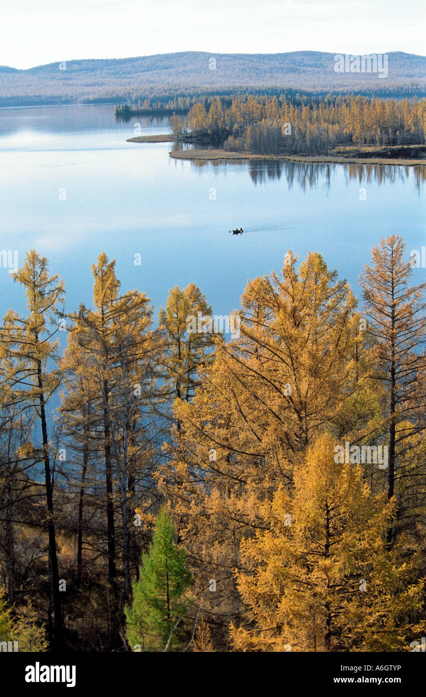 Azas (Toodja) lake. Todja Kozhuun. The Sayan Mountains. The Tyva (Tuva ...