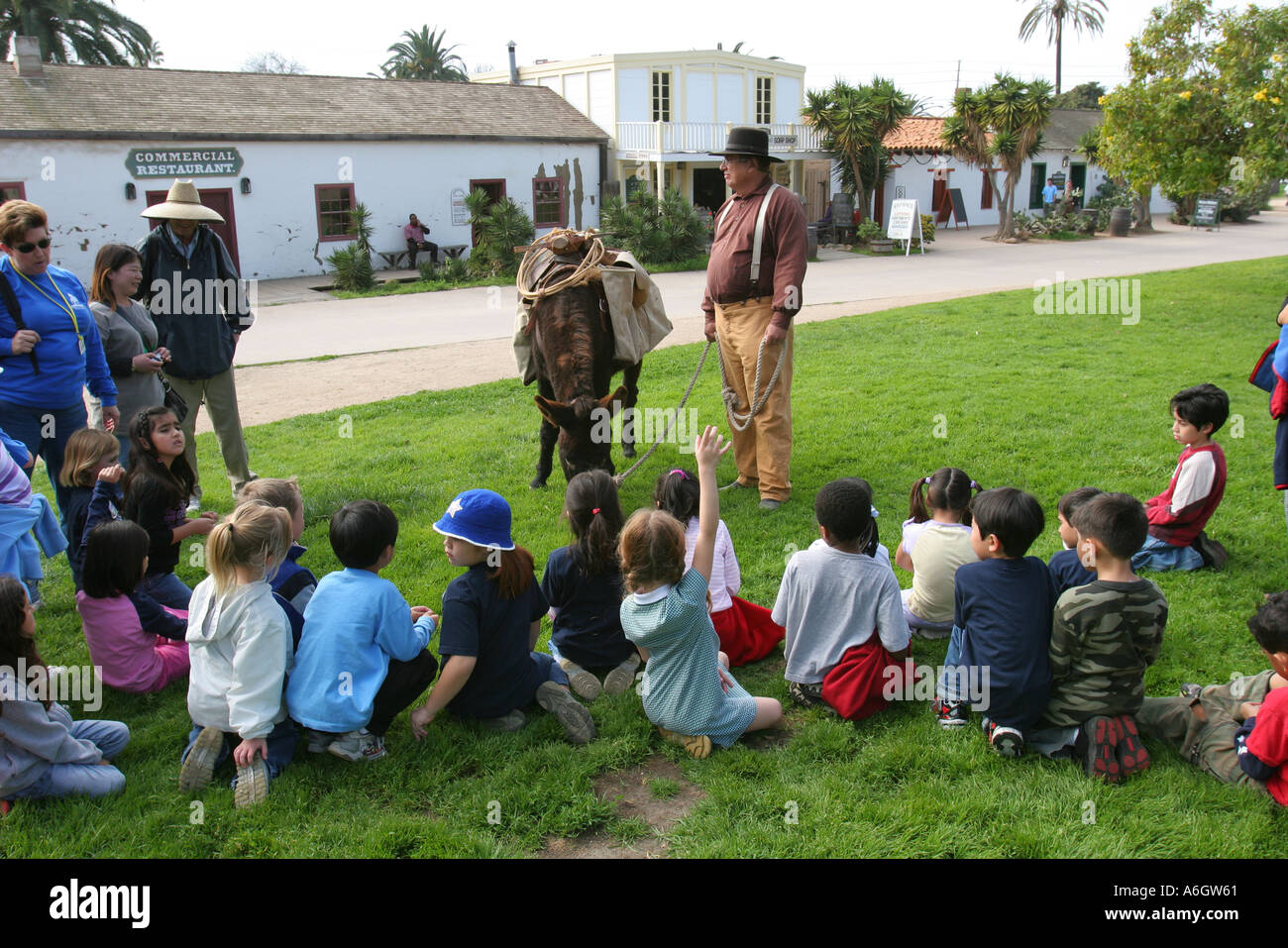 Old Town State Historic Park San Diego California SD Stock Photo - Alamy