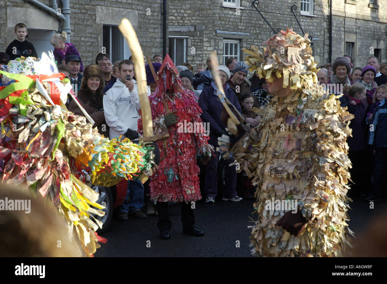 The Old Time Paperboys mummers who perform in Marshfield South ...