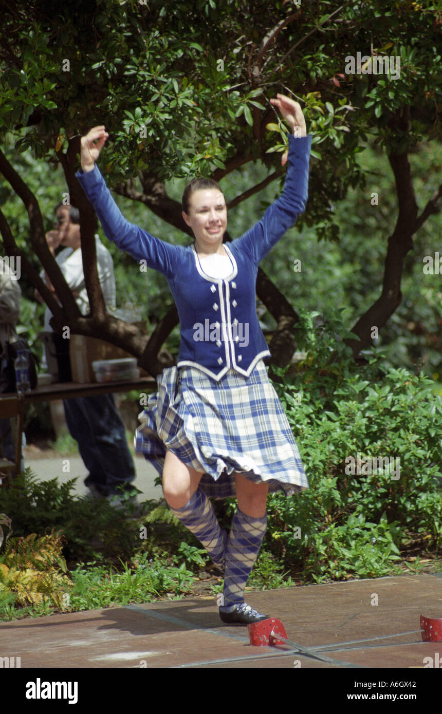 Scottish Highland Dancer Stock Photo - Alamy