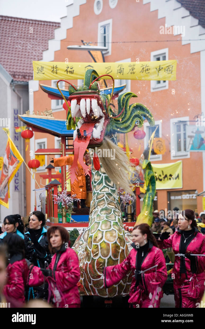 Chinese carnival ( Chinesenfasching ) in Dietfurt an der Altmühl ...