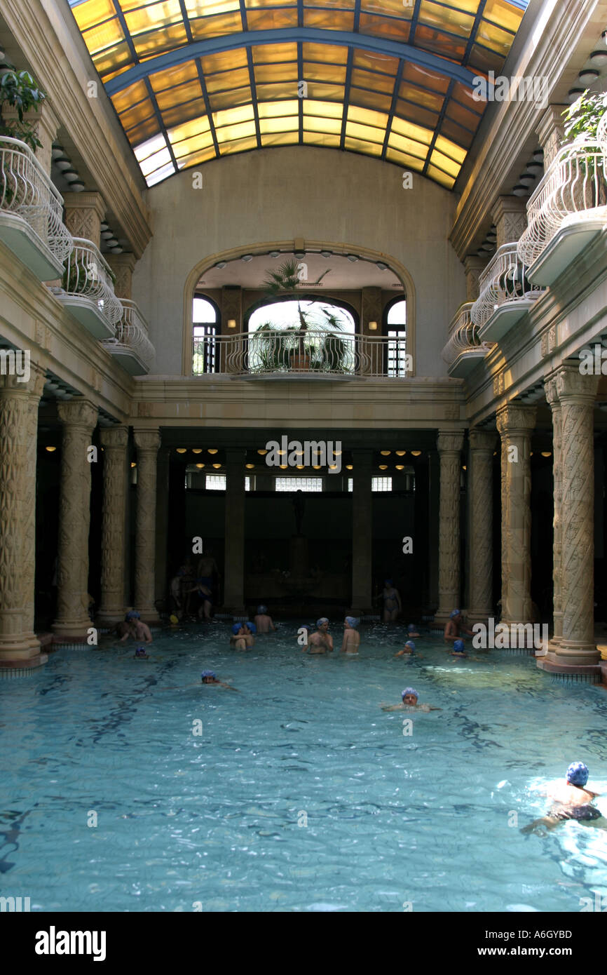 Gellert Baths Indoor Pool Stock Photos & Gellert Baths Indoor Pool ...