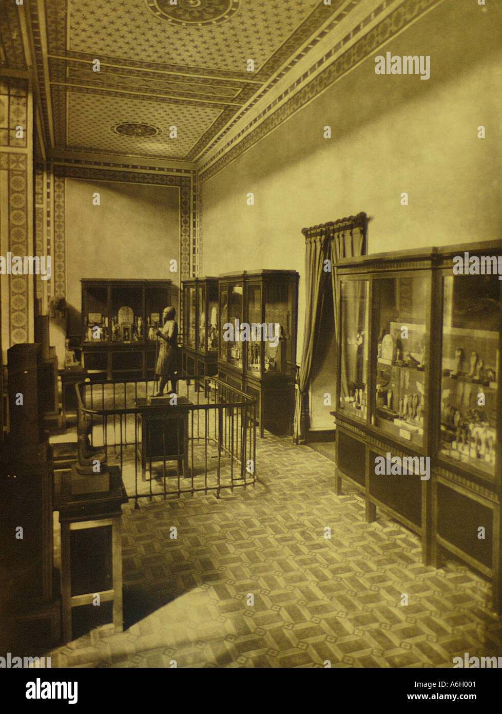 Egypt exhibit in the first Egyptian Museum at Bulaq Cairo Stock Photo ...