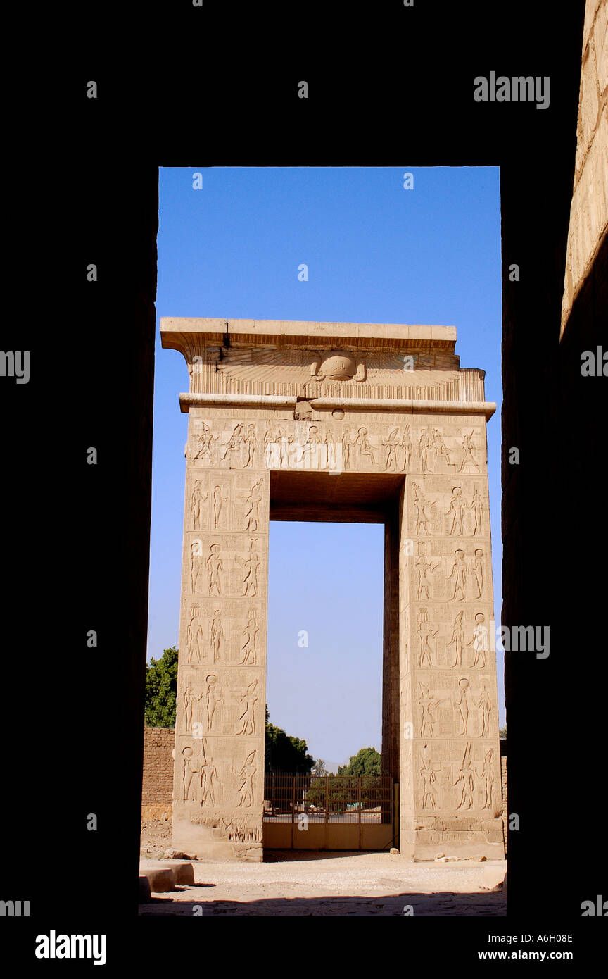 Egypt Luxor Karnak temple the Great temple of Amun Stock Photo - Alamy