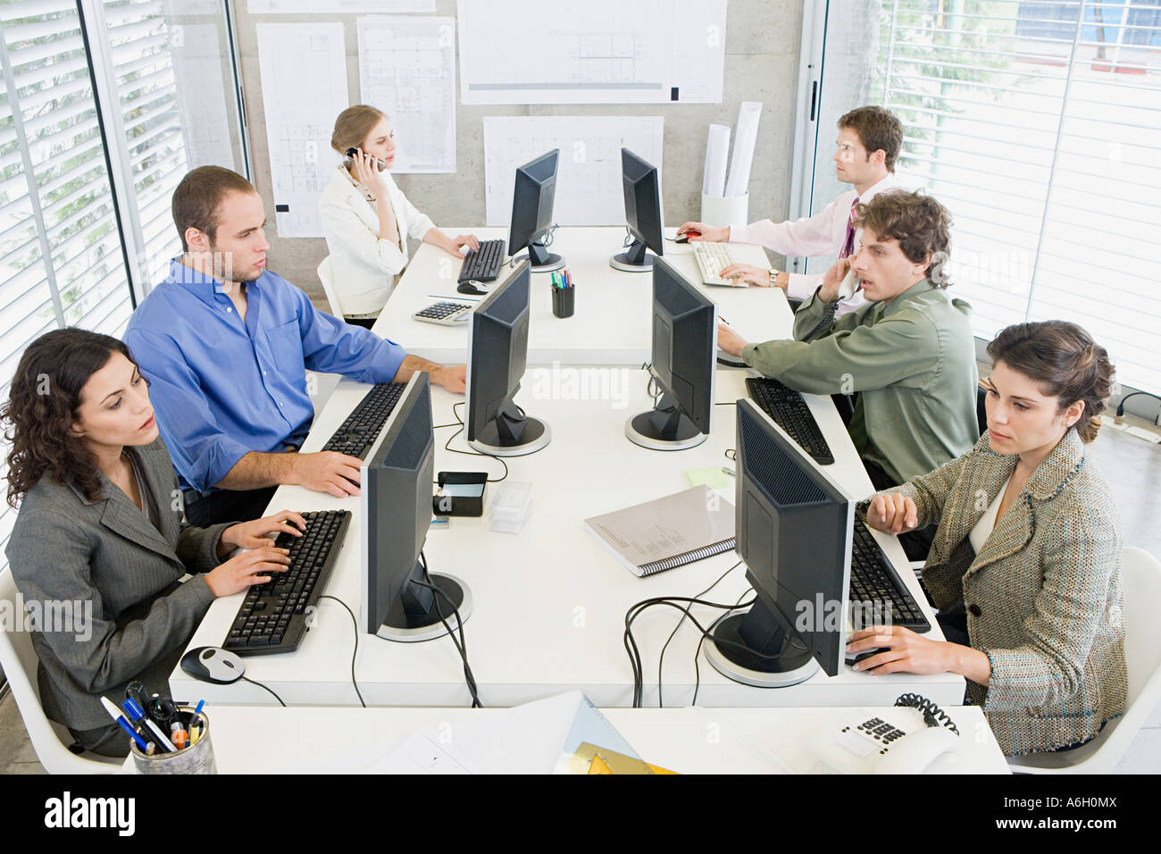 Busy office Stock Photo, Royalty Free Image: 11575225 - Alamy