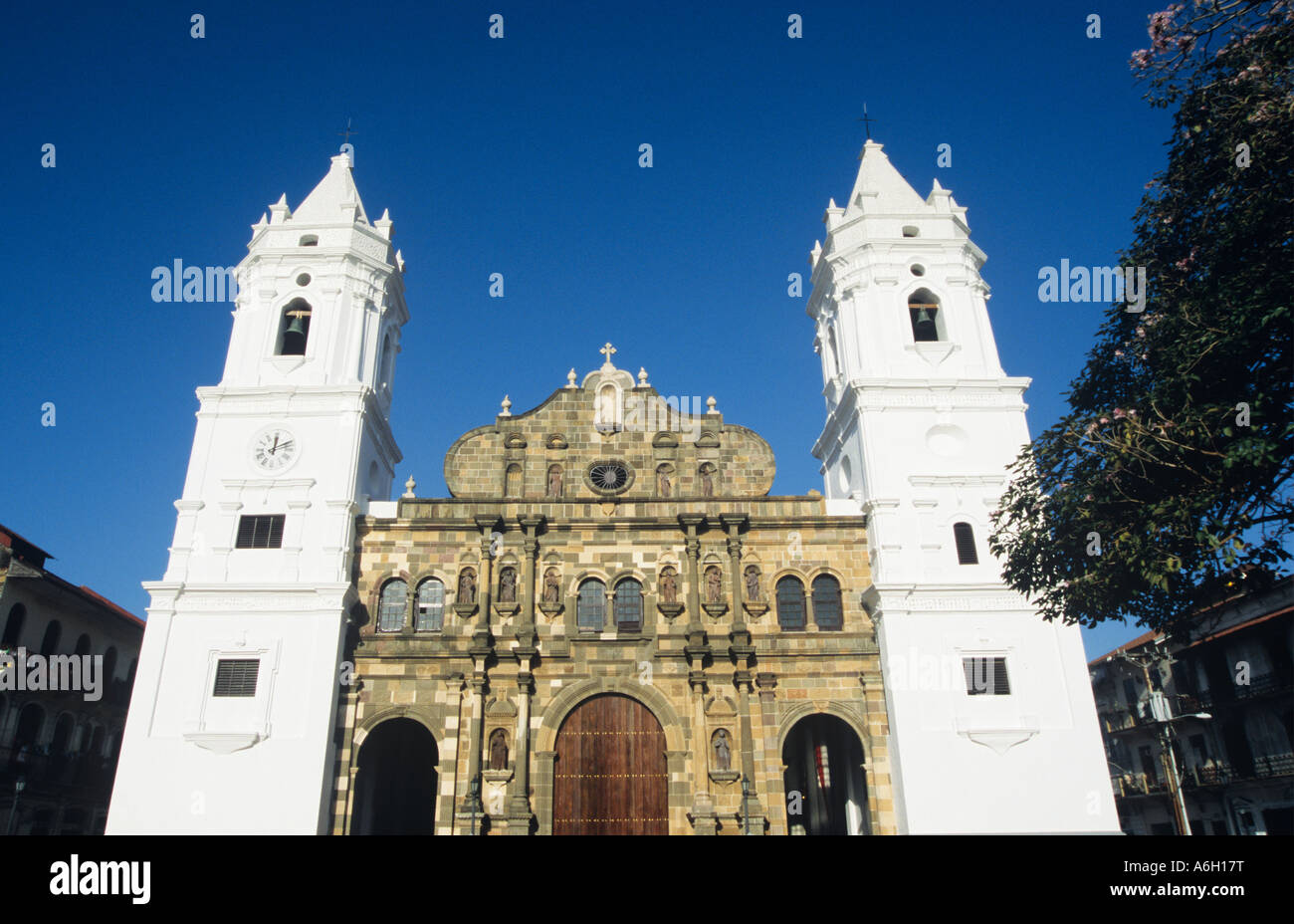 Cathedral in panama city Stock Photo - Alamy