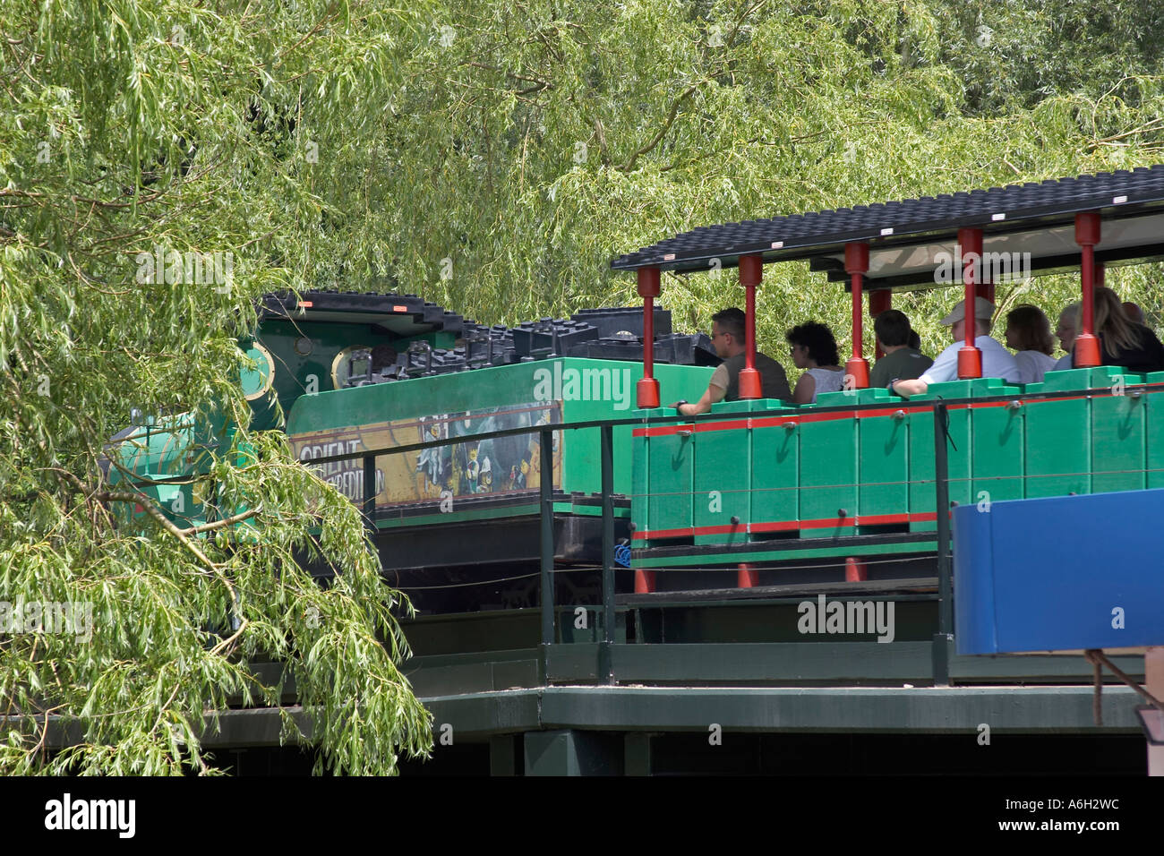 Orient Expedition steam engine train in Legoland adventure theme park ...