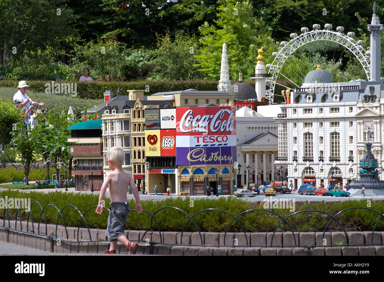Miniland London model Stock Photo - Alamy