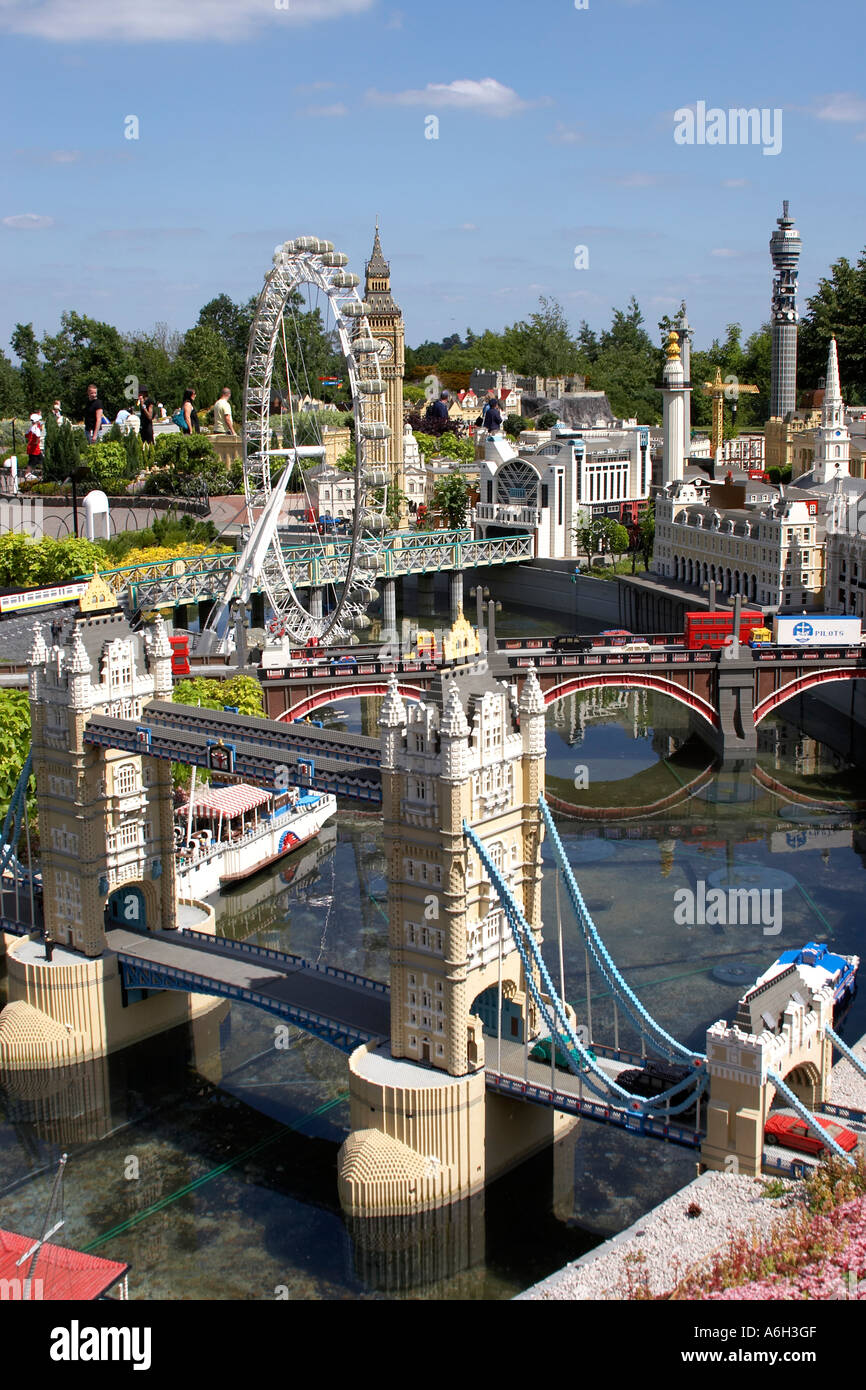 London lego model miniland hi-res stock photography and images - Alamy